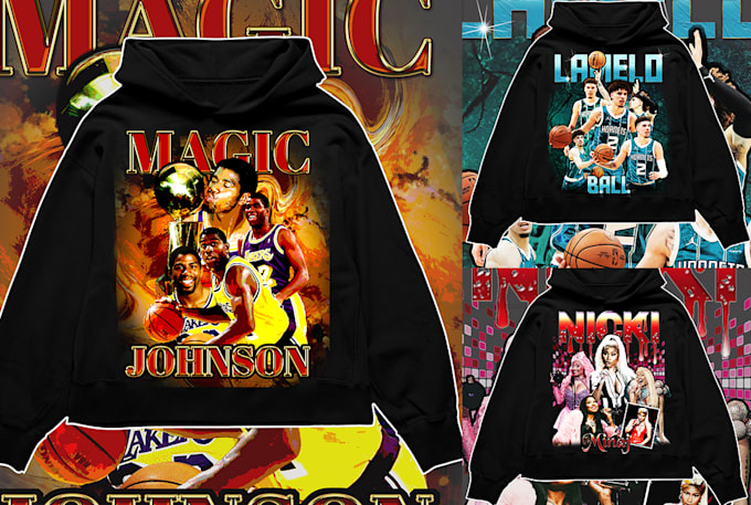 Do 90s bootleg rap and nba all sports t shirt design by Tshirtdesign47 ...