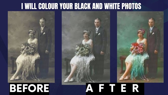 Turn black and white photos into colored photos in 24 hours by ...