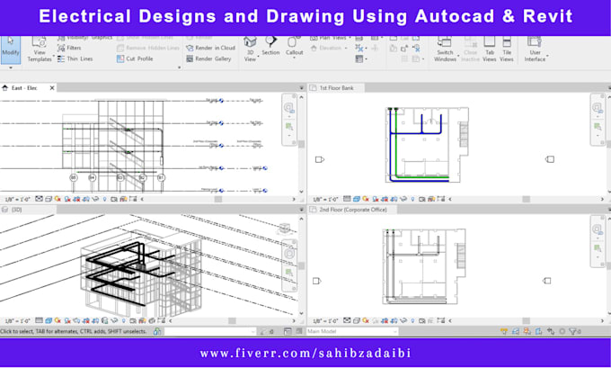 Do any type of electrical drawings using autocad and revit by ...
