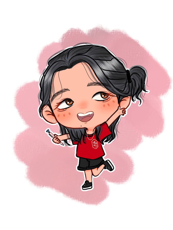 Draw cute simple chibi art by Matermj | Fiverr