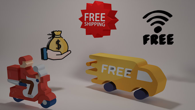 Convert 2d to 3d icons in blender by Sondosmarwan | Fiverr