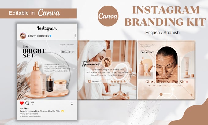Design amazing instagram branding kit for your business by Angela ...
