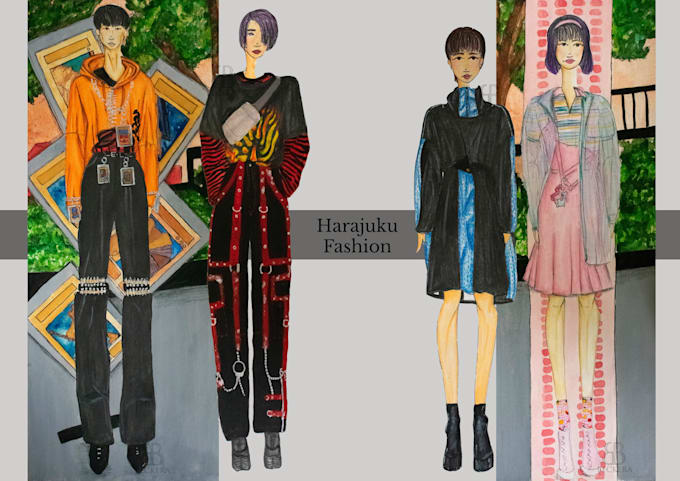 Complete full fashion design process by Beckyseb99 | Fiverr