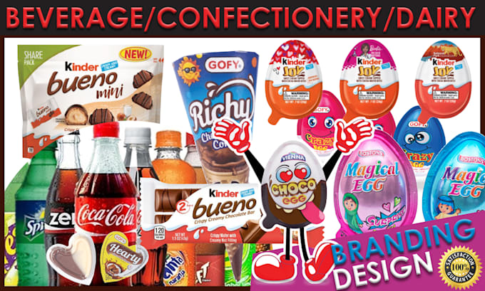 Design for snack, confectionery, and beverage products by Humayun_60 ...