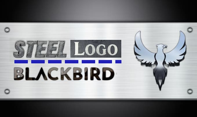 Make steel logo design for your brand by Shela065 | Fiverr