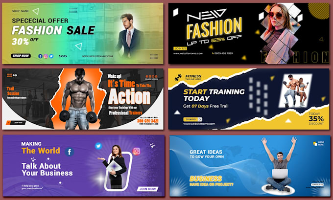 Design an amazing facebook cover photo banner or header by ...