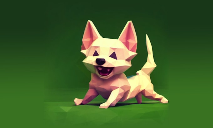 Create a low poly chibi illustration with ai by Leoaquinas | Fiverr