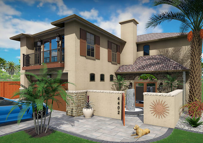 Design layout 2d, landscape garden, backyard, pool by Ibadurrehman12 ...