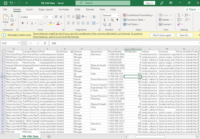Build usa 100k ceo cto cfo hr manager b2b lead generation by B2b ...