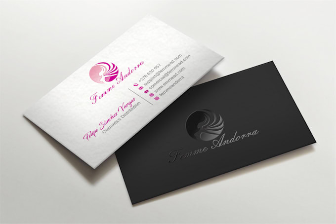 Create unique and attractive cosmetics business card design by ...