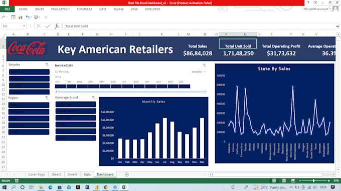 Create excel graphs, pivot tables, and dashboards by Datatouch | Fiverr