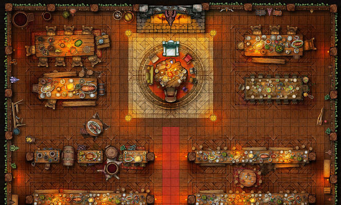 Create a bespoke battlemap for your ttrpg game by Crystalfrogmaps | Fiverr