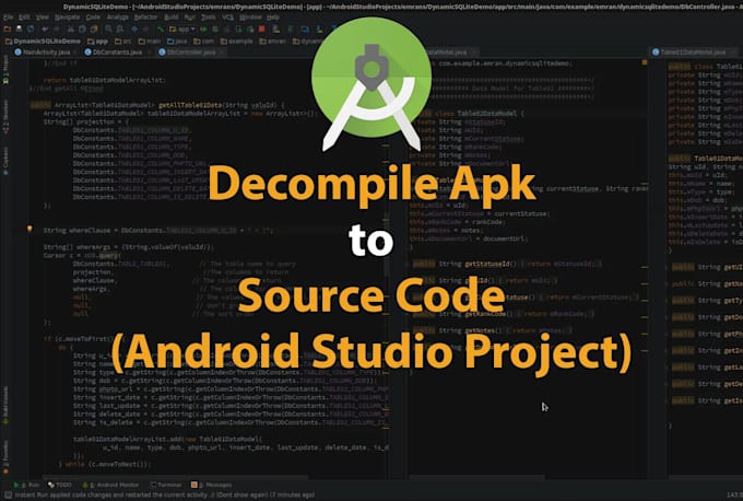 Decompile android apk to android studio source code by Desireteam05 ...