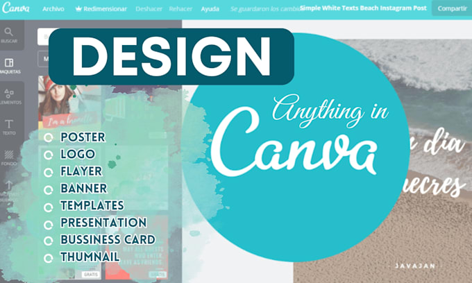 Creat any design using canva by Syamraj869 | Fiverr