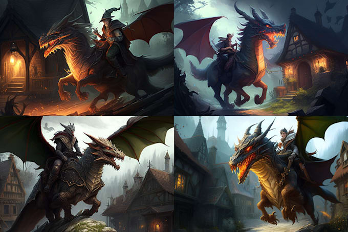 Create concept art with midjourney ai by Hadesstudios | Fiverr