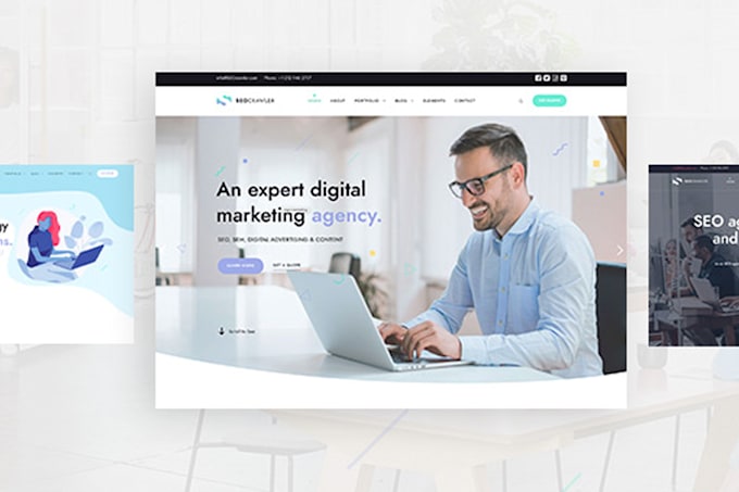 Create a responsive business wordpress website maintenance by ...
