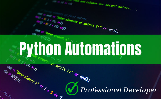 Do A Custom Automation Bot With Python Browser Automation By Dannyfav Fiverr