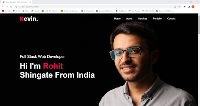 Design The Web Page You Require Using Html Css And Js By Rohitdevloper7 Fiverr