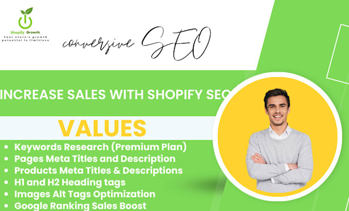 Boost your shopify store sales, visibility, ranking with expert seo ...