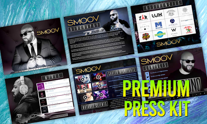 Design electronic press kit, artist press kit, reggae epk by ...