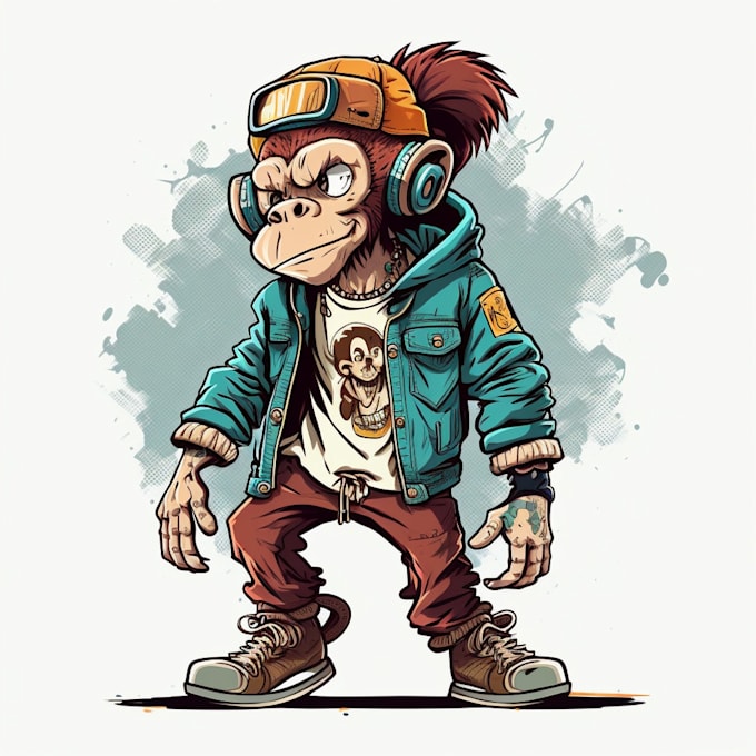 Design Professionnel Streetwear Cartoon Mascot Logo Design By