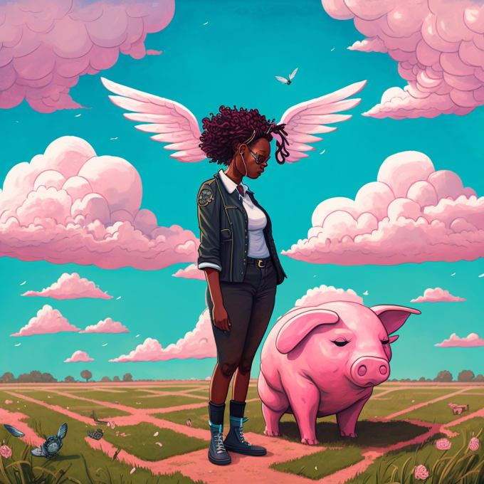 Make anime cartoon album cover art fast hip hop lofi rap by Maievegg ...