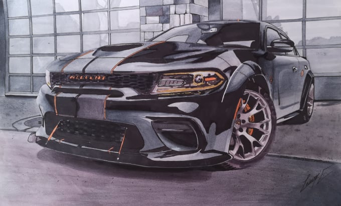 Draw the car of your dreams by Lauri_designs | Fiverr
