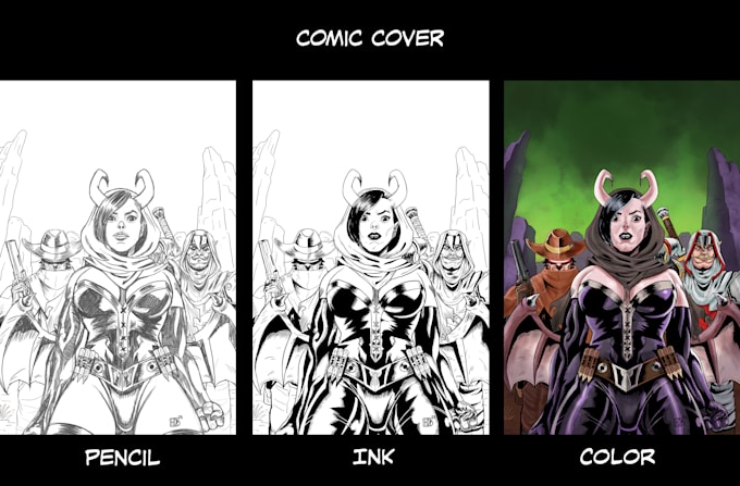 Create high quality comic page for you by Rendyalazhar | Fiverr