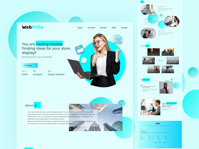 Design, redesign, develop a business website with html css by ...