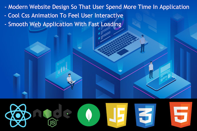 Create mern stack web app with modern ui and animation by Subhanali527 | Fiverr