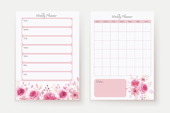 Design high quality planners, journals and worksheets by Jasonkingslee ...