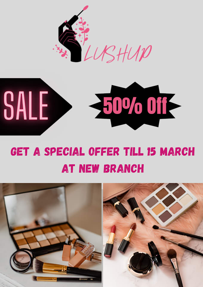 Make an eye catching professional and unique poster design by ...