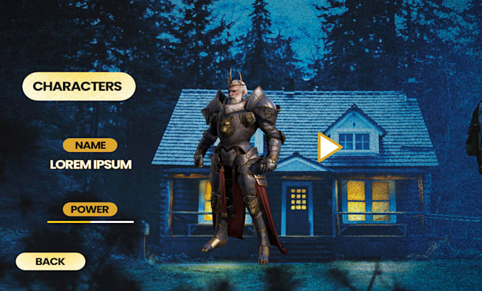 Do professional game ui design by Digitalgraphicf | Fiverr