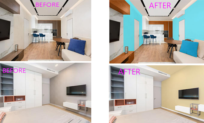 Best quality change house or wall color and modernize home exterior by ...