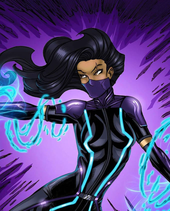 Draw amazing comic book cover, comic character, superhero, comic book ...