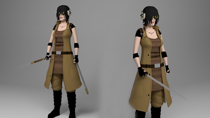 Create amazing 3d character models by Lightspeed9 | Fiverr