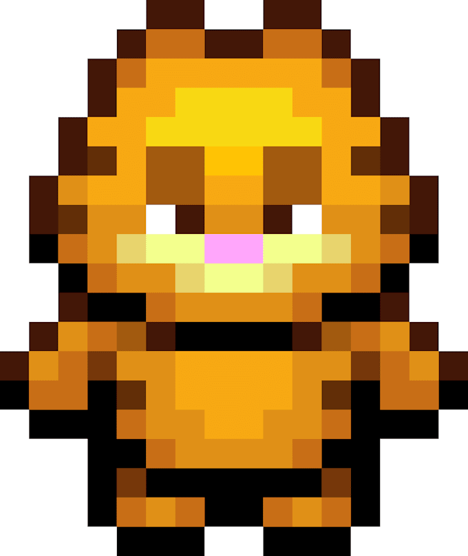 Draw your characters in a top down rpg style sprite sheet by Racnroll ...