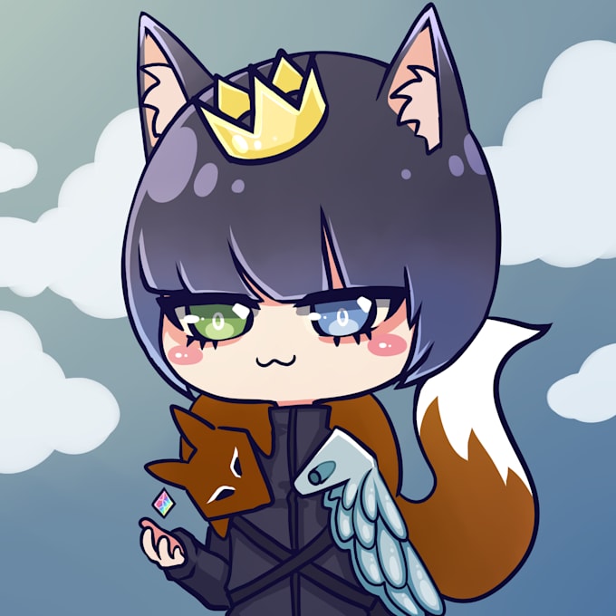 Draw nft chibi character by Shirooboo | Fiverr