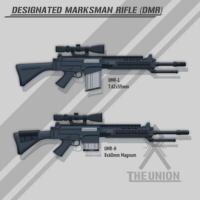Draw fictional firearms in my art style by Ironsnakee | Fiverr