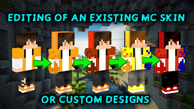 Create and design best minecraft skins by Hnazeer097 | Fiverr