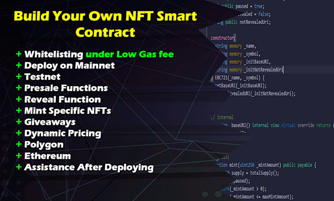 Create secure nft smart contract by Proshub | Fiverr