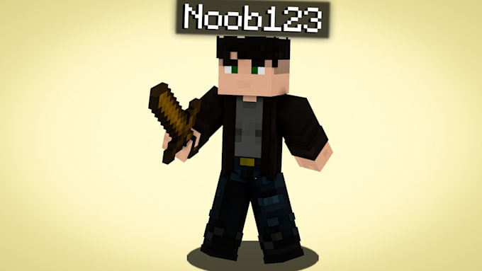 Creation of minecraft art by Delafych | Fiverr