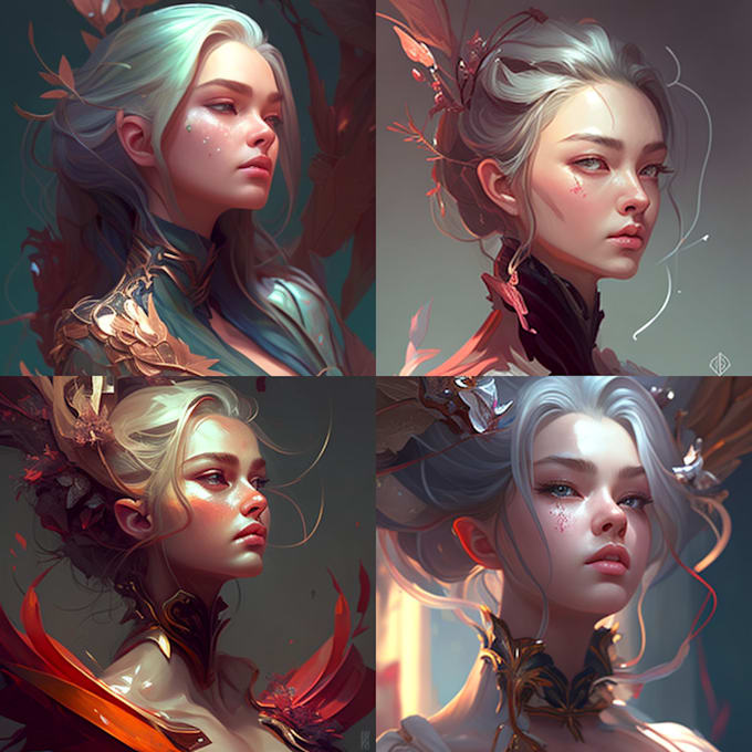 Make high quality character digital art with an advanced ai by Hi111230 ...