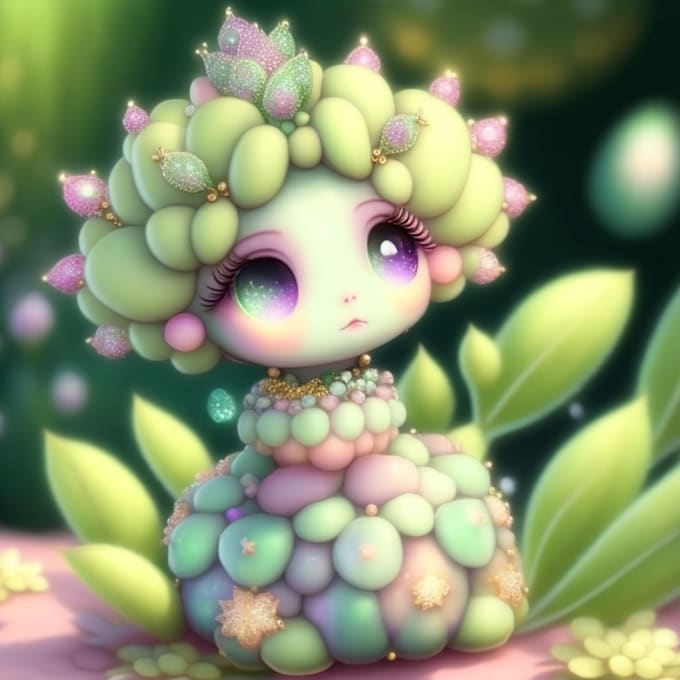 Make cute ai creatures by Maemaiart | Fiverr