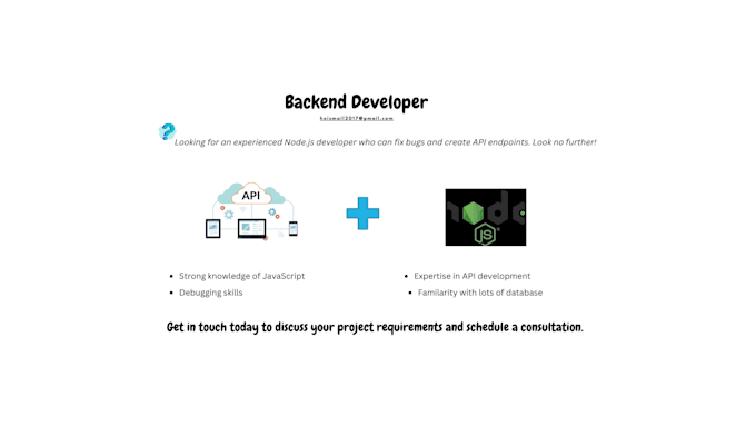 Create nodejs serverless api endpoints and fix backend bugs by Hudhayfahismail | Fiverr