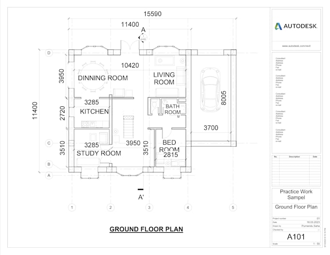 Create 3d bim modeling architecture and structure by revit software by Purnendu055 | Fiverr