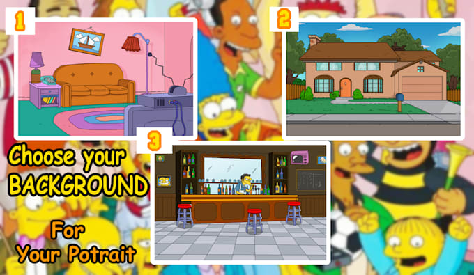 Transform into a simpsons character with custom art by Dwaynart | Fiverr
