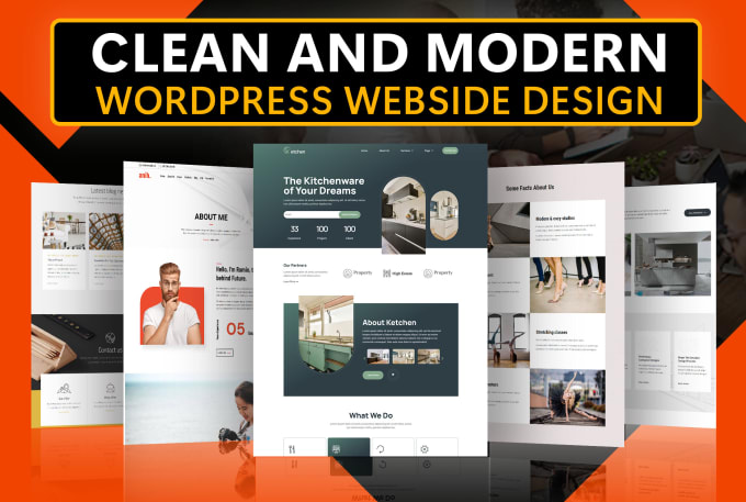 Build an impressive clean and modern wordpress website by Craftmanstudio | Fiverr