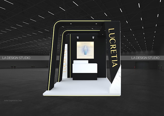 Design your exhibition stall, trade show booth, kiosk by Ilydesigner340 ...