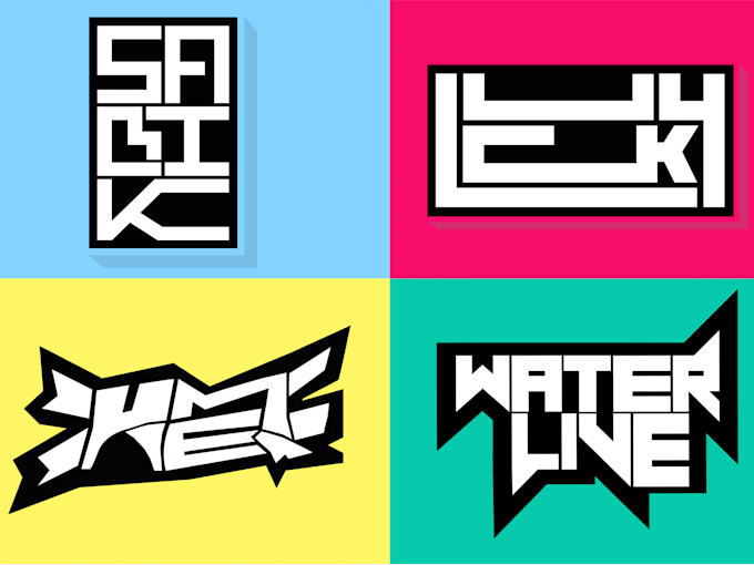 Créez une typographie de lettrage graffiti pour votre logo ou votre mot